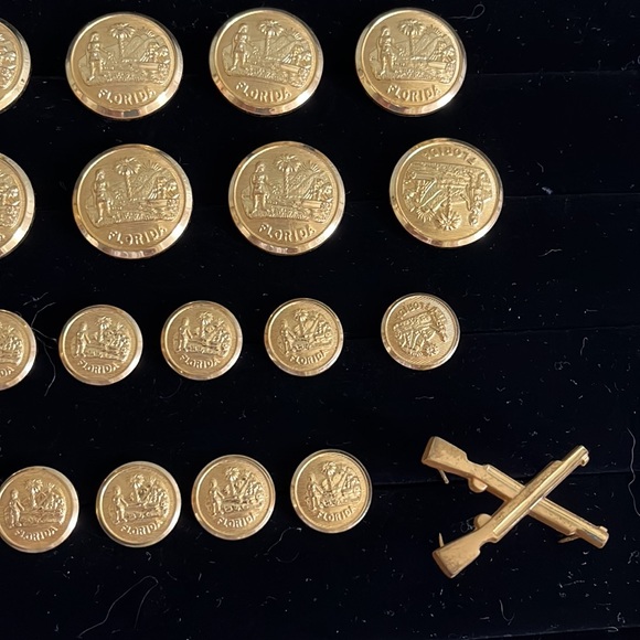 Jackets & Coats | Florida Confederate Uniform Buttons Large And Small ...